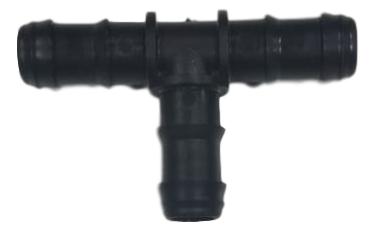 Acople TEE dentado para caño ciego de 16mm | Hortipro S.R.L